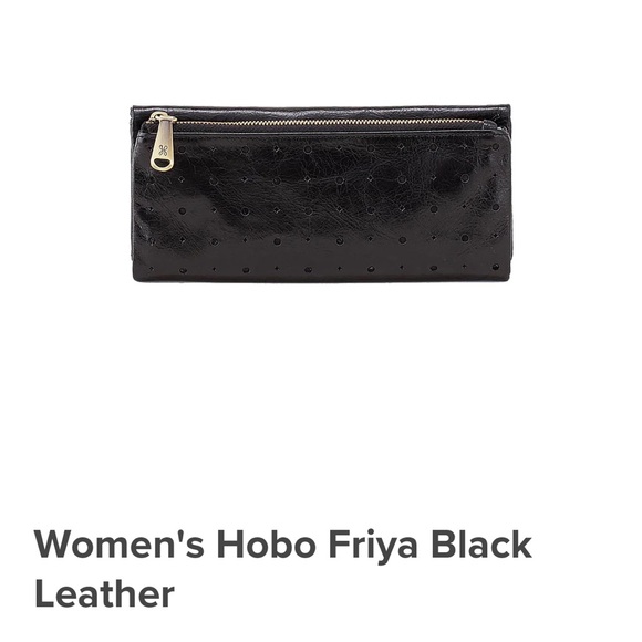 HOBO | Bags | Hobo Leatherwallet Black Leather Brand New With Tags ...